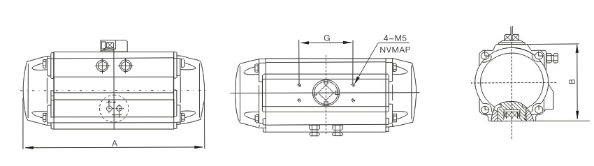 Pneumatic Actuator - Spring Return - VAN CÔNG NGHIỆP JAKI